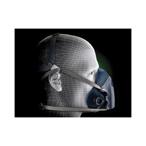 . 3M™ 7503 7000 Reusable Half Facepiece Respirator, L, 4-Point ...